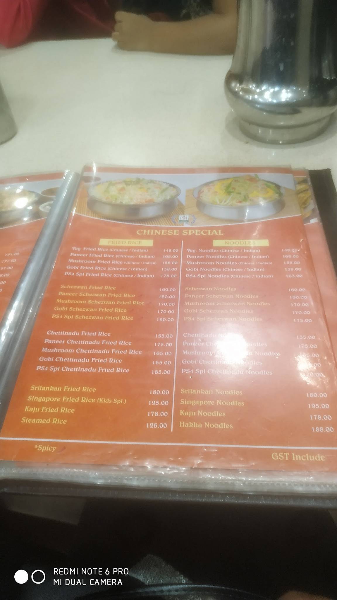 Menu at Perambur Sri Srinivasa Sweets & Snacks, Chennai, 42FJ+PQW