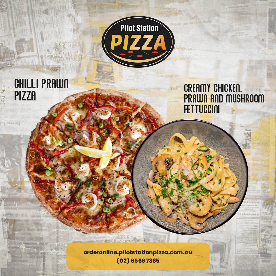 Menu at Pilot Station Pizza pizzeria, South West Rocks