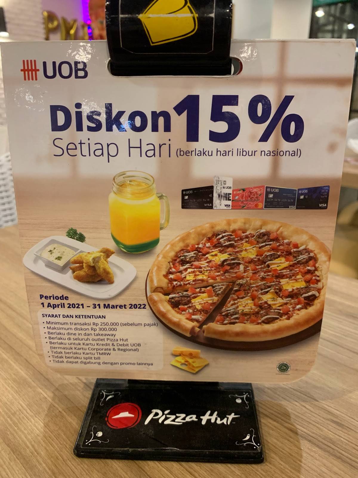 Carta del restaurante Pizza Hut Restoran, Tangerang, Komplek Citra Raya