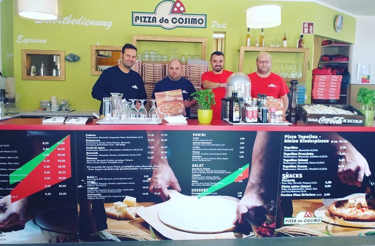 Speisekarte von Pizza da Cosimo, Villach