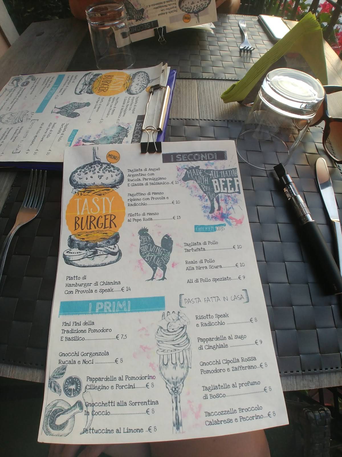 Menu da La Rosetta pizzeria, Alatri