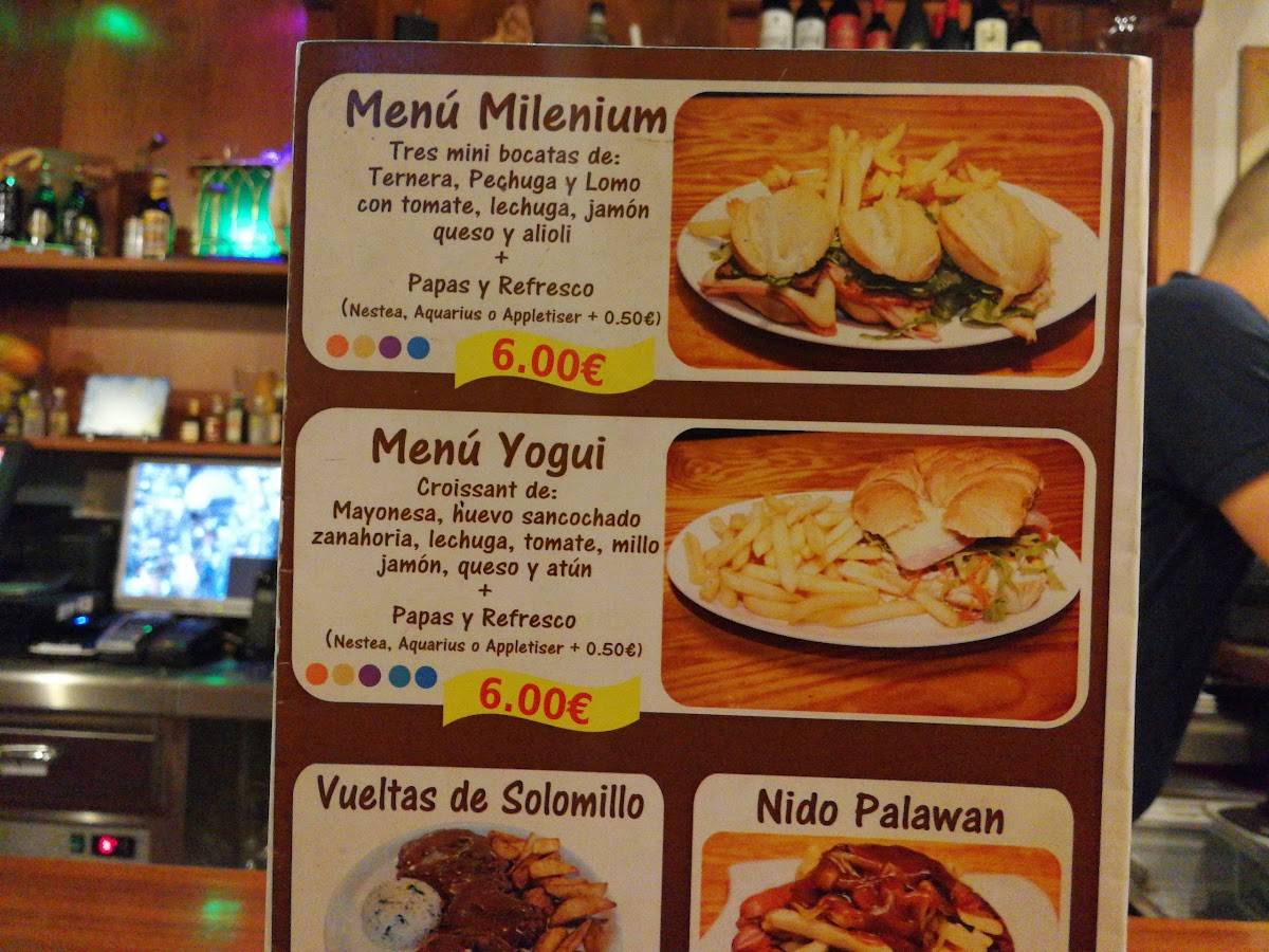 Carta del restaurante Pizza Palawan, Vecindario, C. Taganana