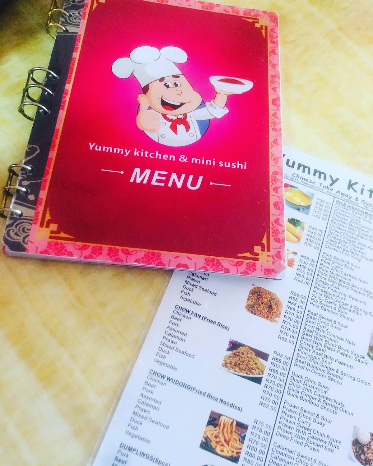 Menu at Yummy Kitchen Polokwane restaurant, Polokwane, Watermelon St