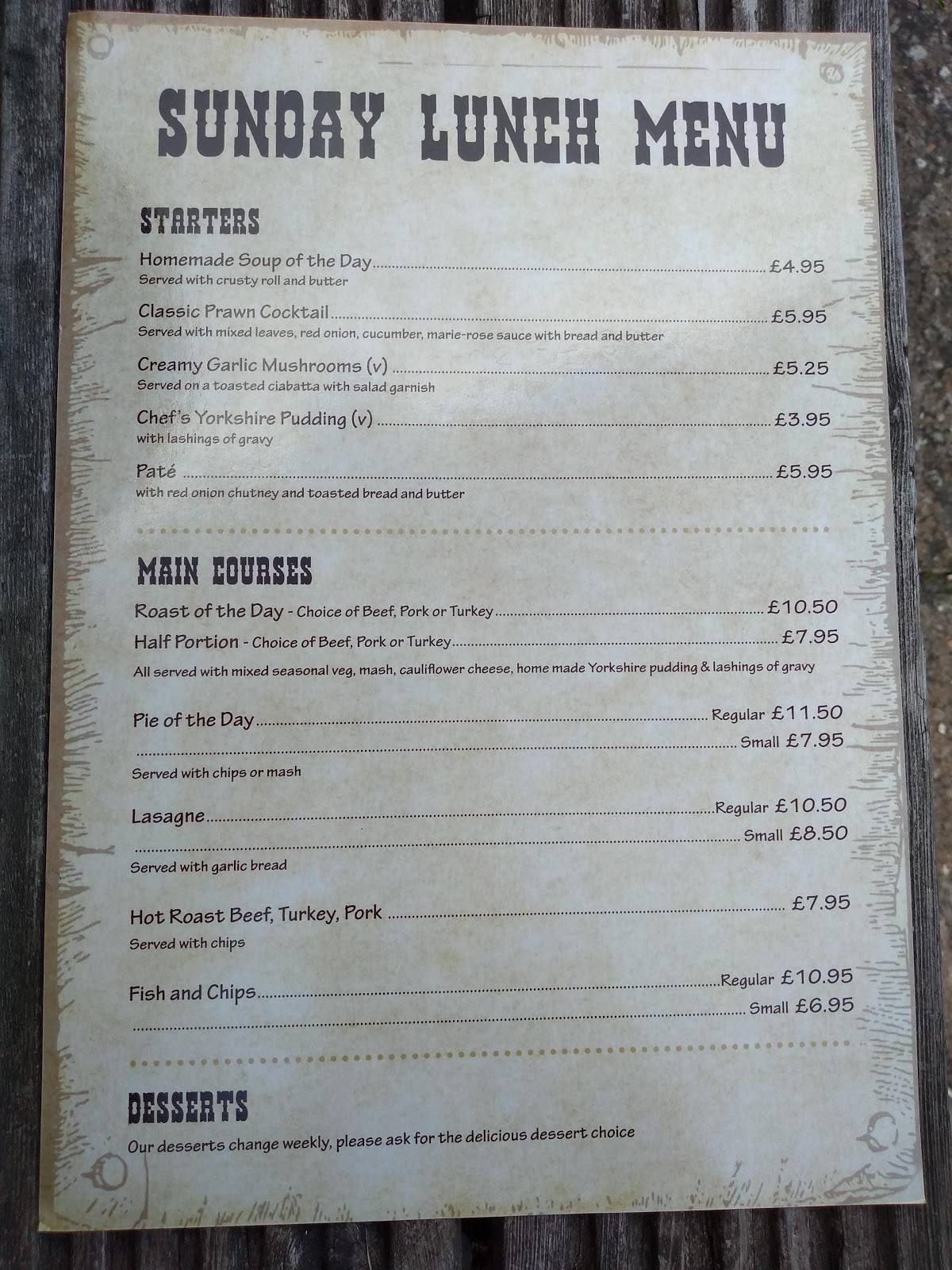 Menu at The Brown Cow pub & bar, Pontefract, Pontefract Rd