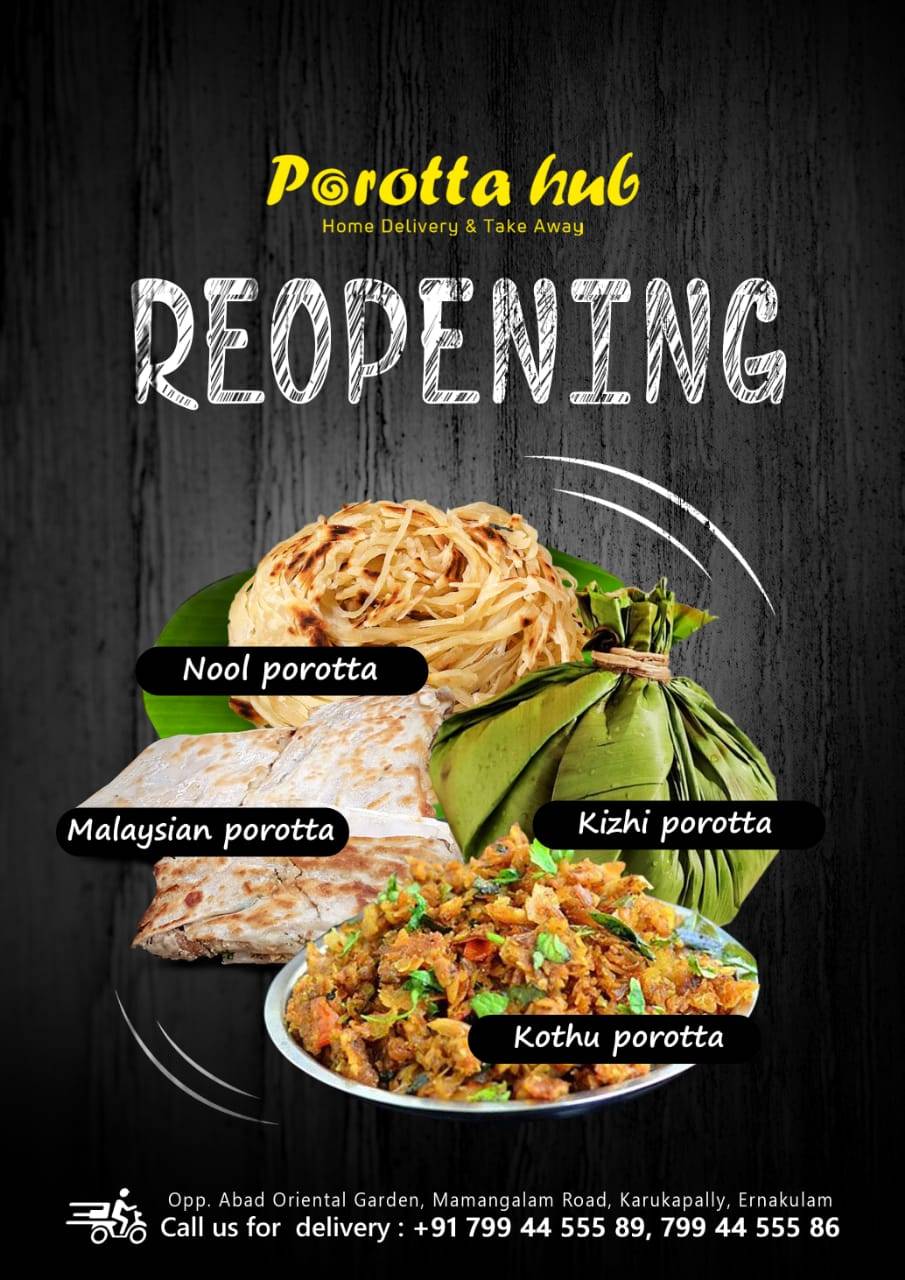 Menu at Porotta hub - Best Nool porotta - variety porota kizhi parotta ...
