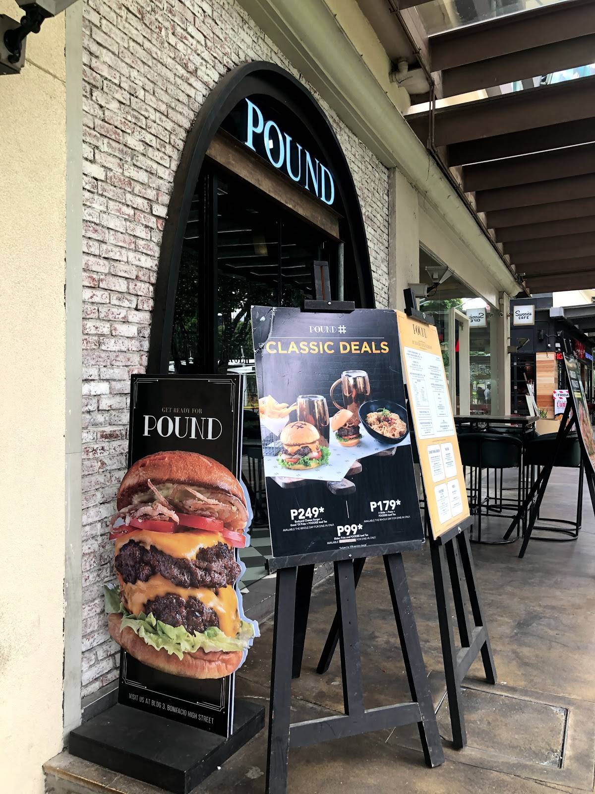 Menu at Pound BGC restaurant, Taguig, H322+C44