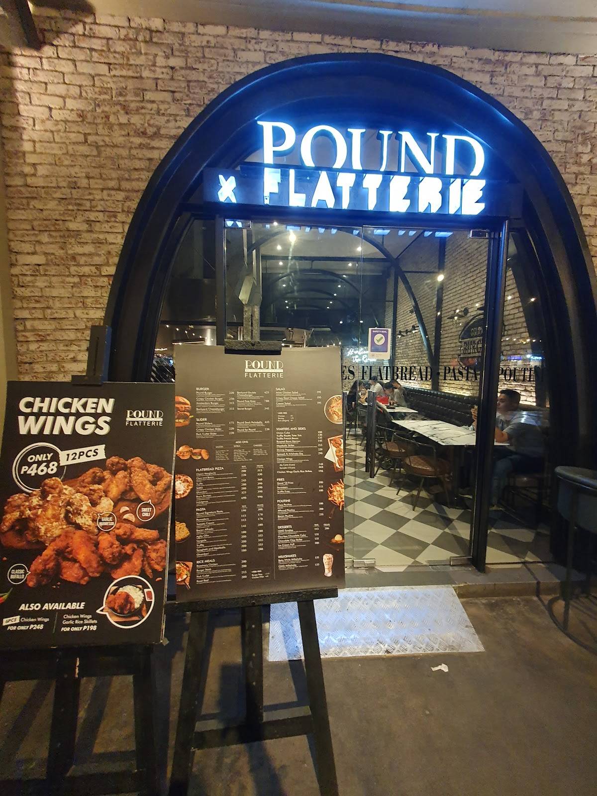 Menu at Pound BGC restaurant, Taguig, H322+C44