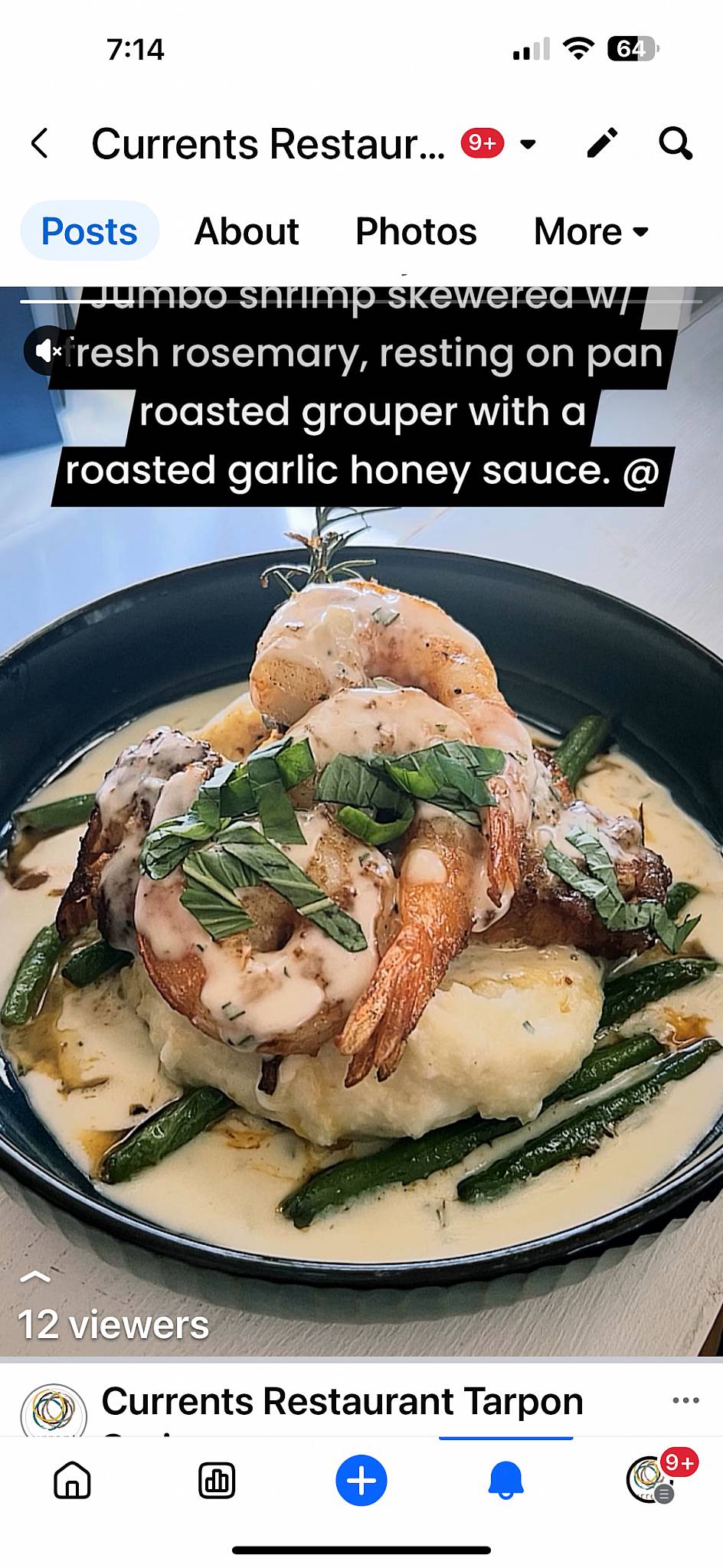 Menu at Currents Cuisine & Historic Event Hall pub & bar, Tarpon Springs