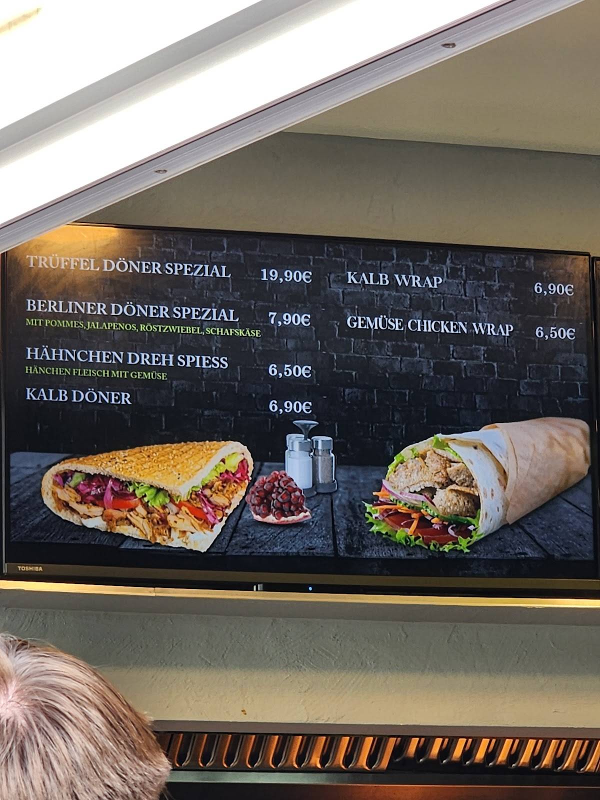 Speisekarte von Original Berliner Döner Würzburg pub & Bar, Würzburg