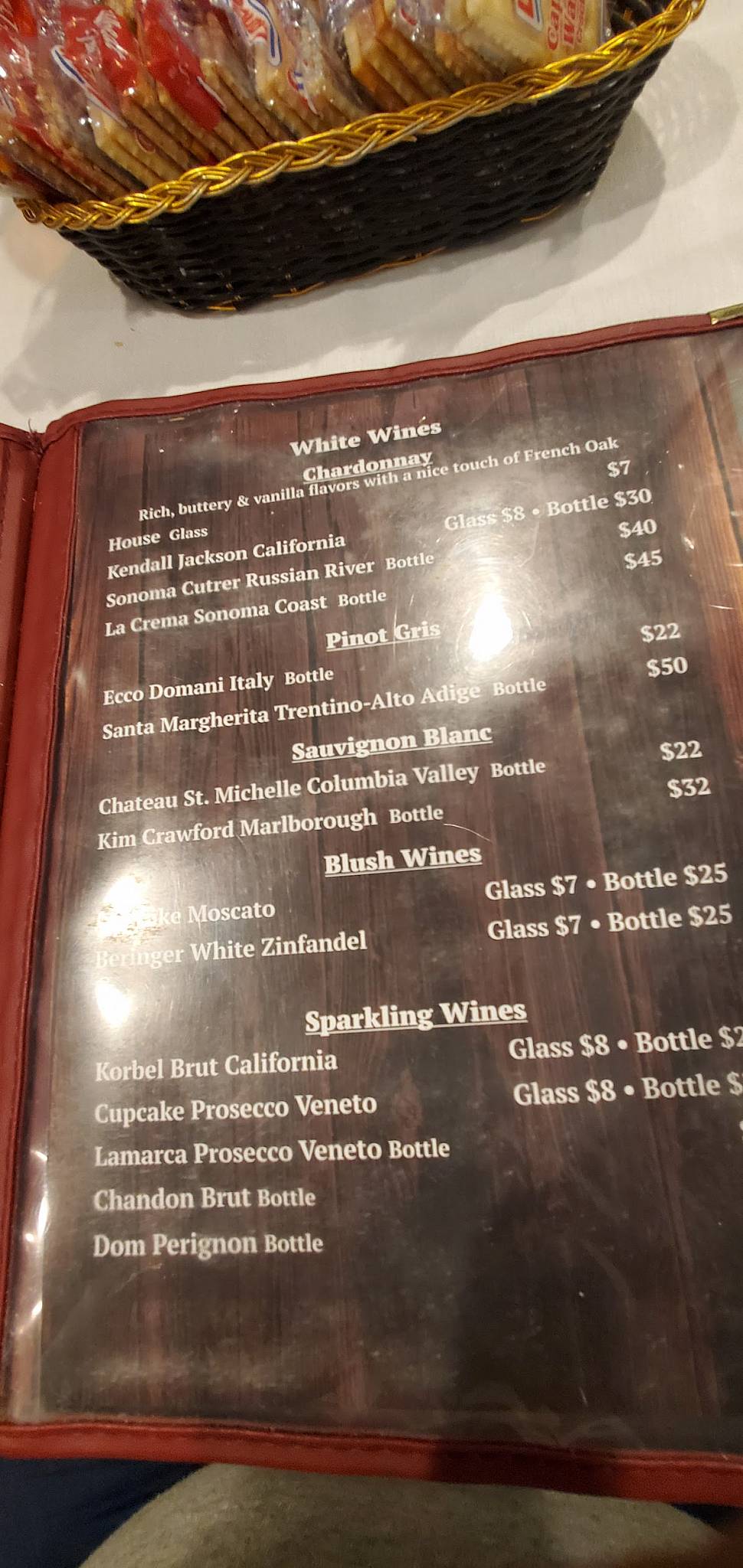 Menu at Rusty Barrell Supper Club Inc, Ponca City