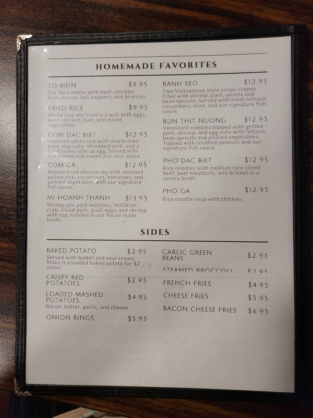 Menu at Spot House Restaurant and Bar, Florissant, Shopping Center