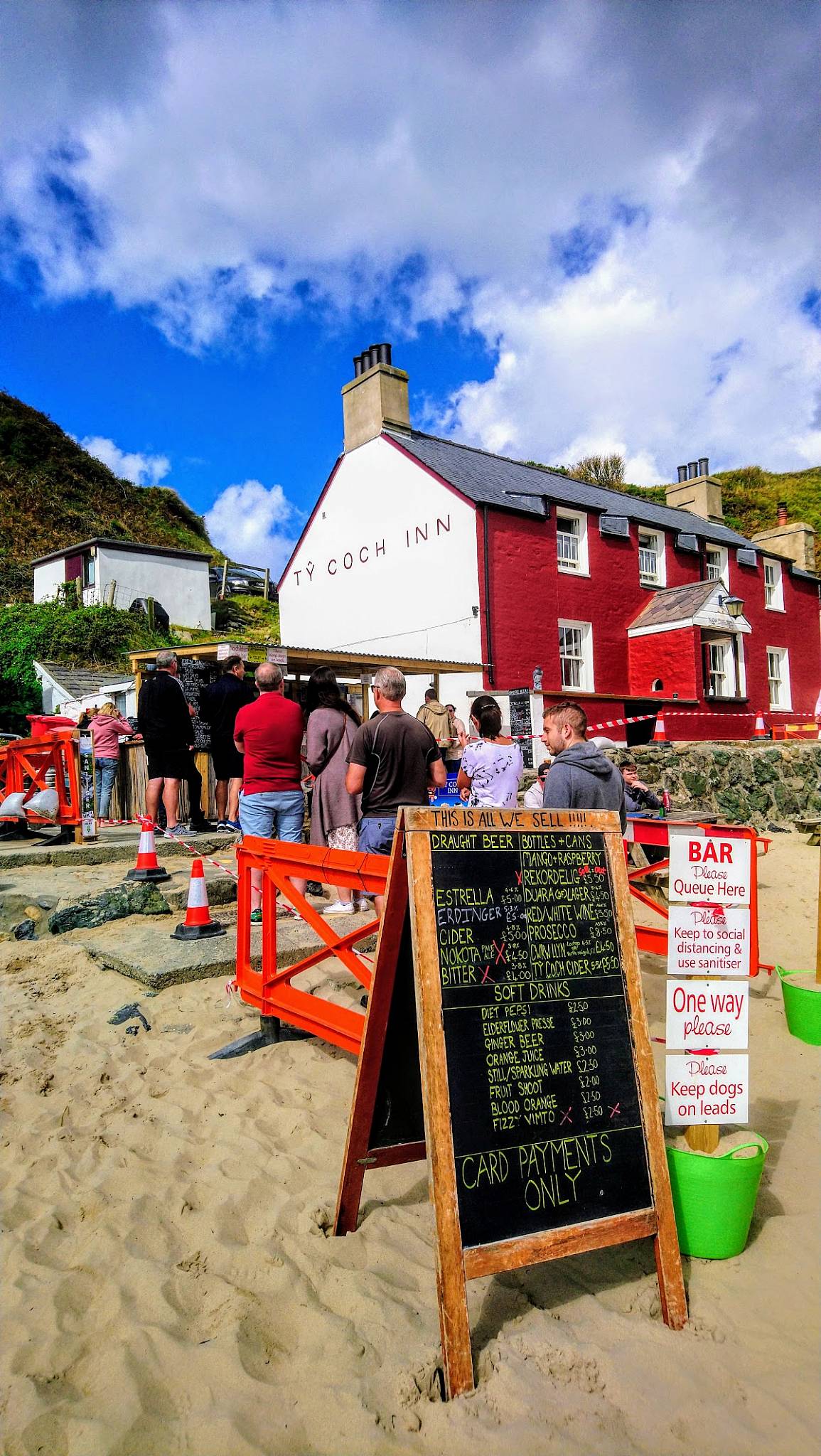 Menu at Tŷ Coch Inn pub & bar, Morfa Nefyn