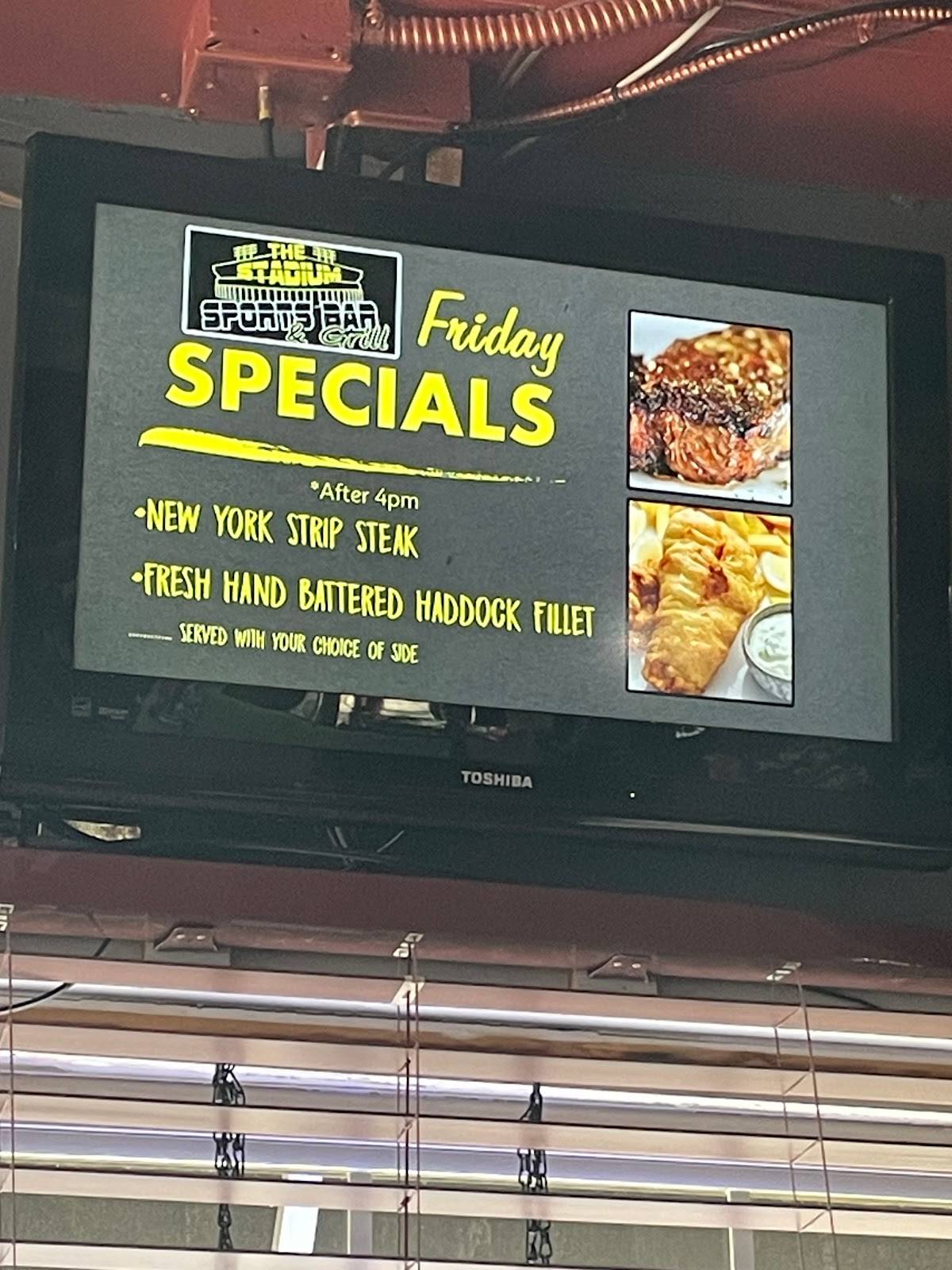 Menu at The Stadium pub & bar, Oxford