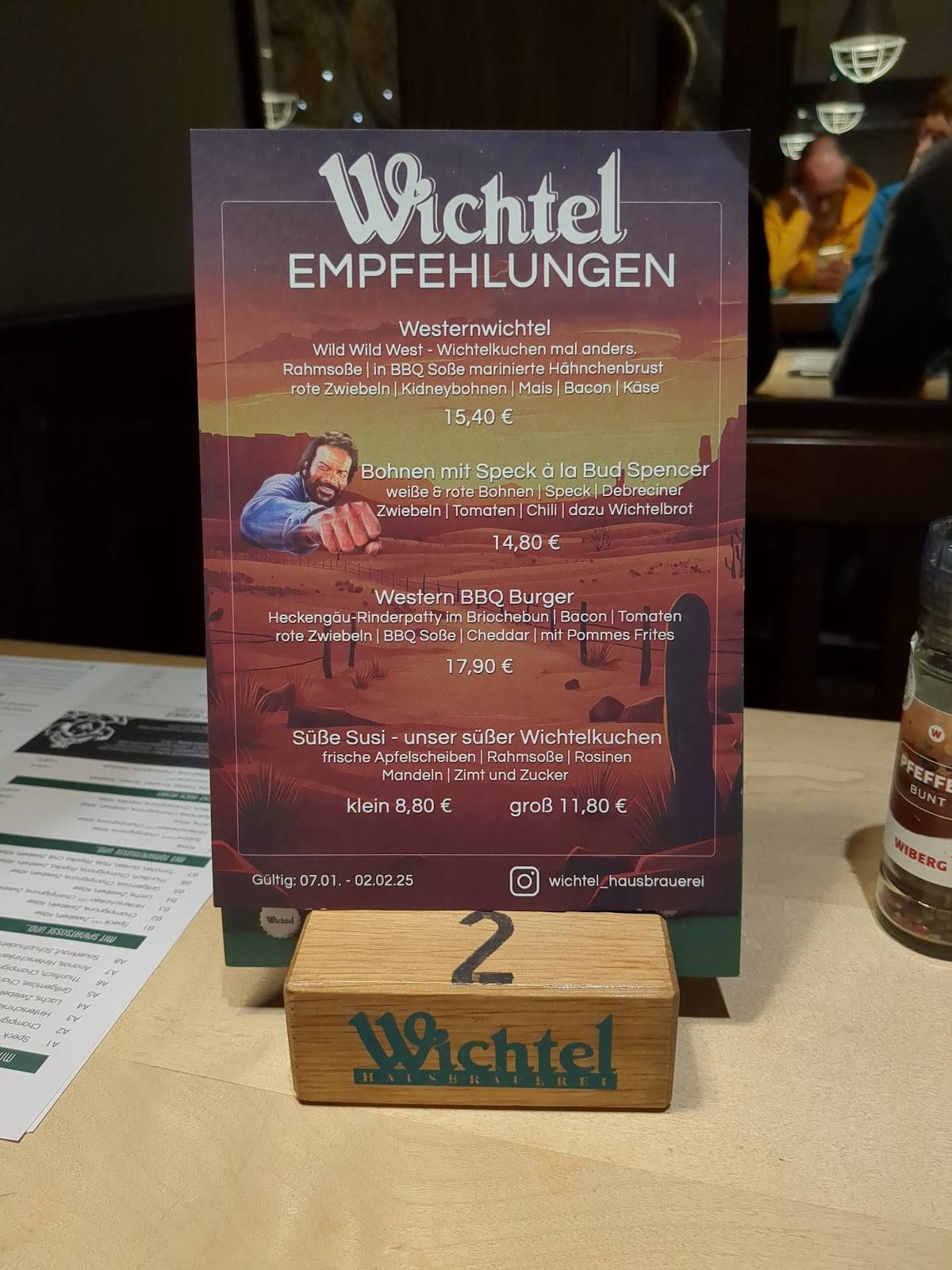 Speisekarte von Wichtel Hausbrauerei Ditzingen pub & Bar, Ditzingen