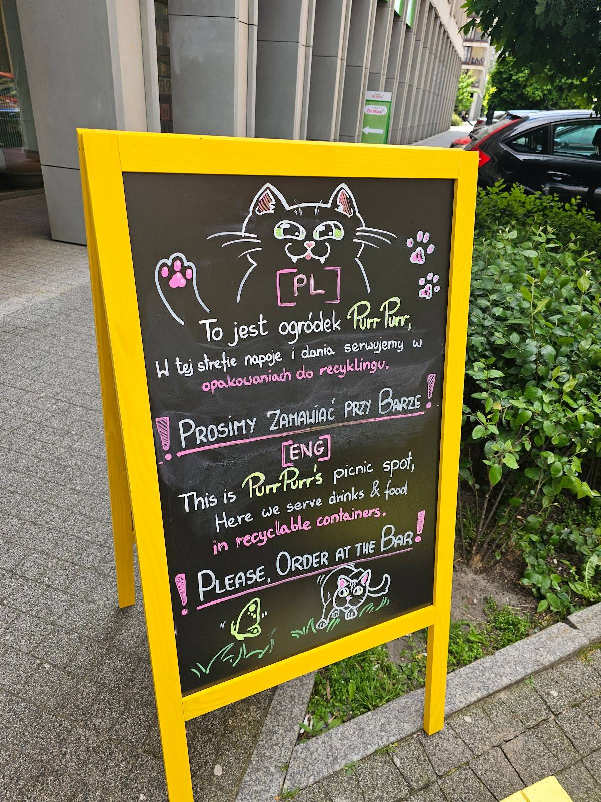 Menu at Restauracja Purr Purr (Kocia Strefa od 12 lat) restaurant, Warsaw
