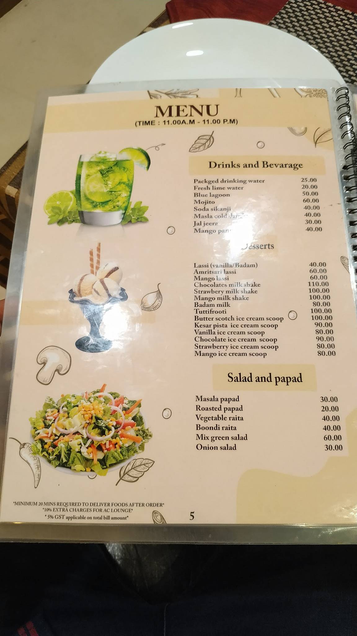 Menu at Babumoshai Restaurant, Purulia