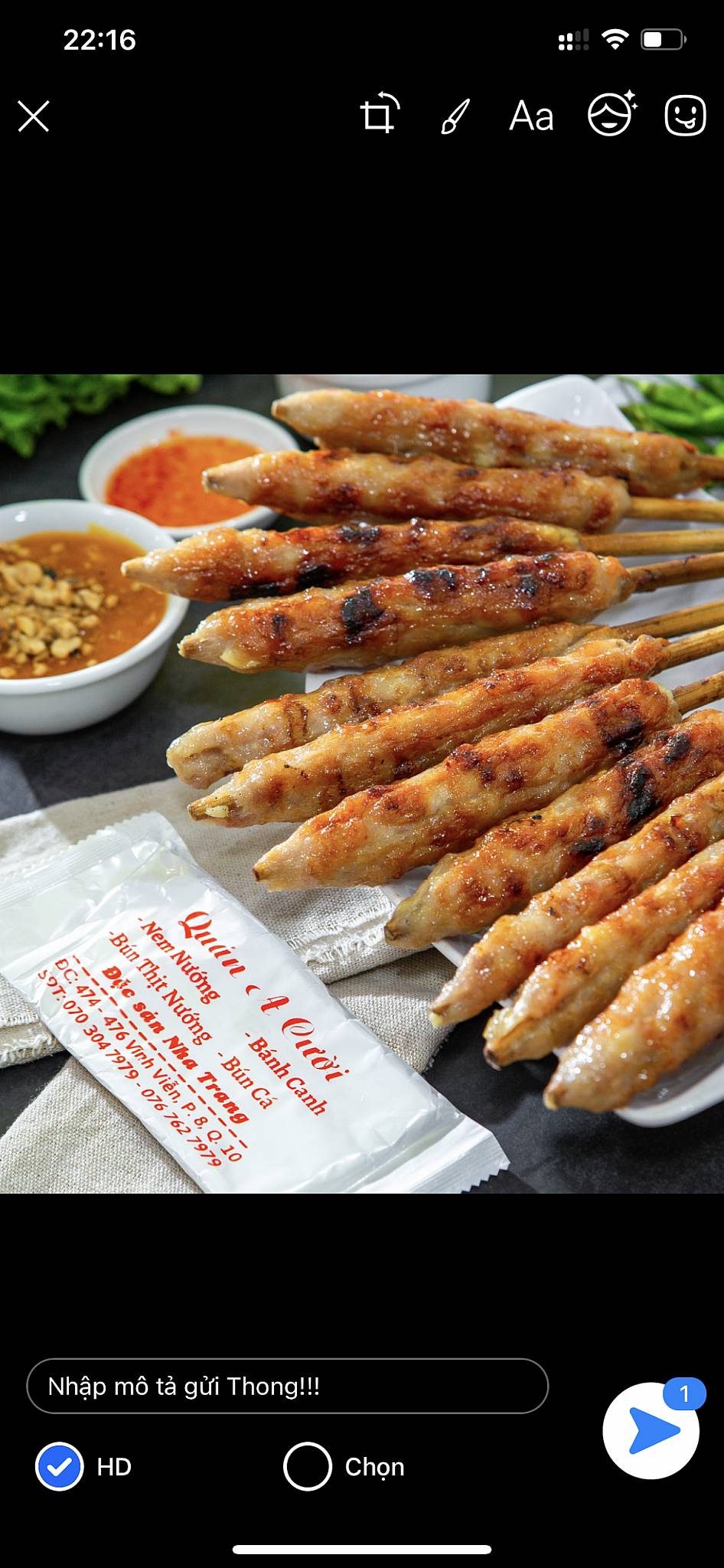Menu at Quán Mười Ngon restaurant, Thu Dau Mot