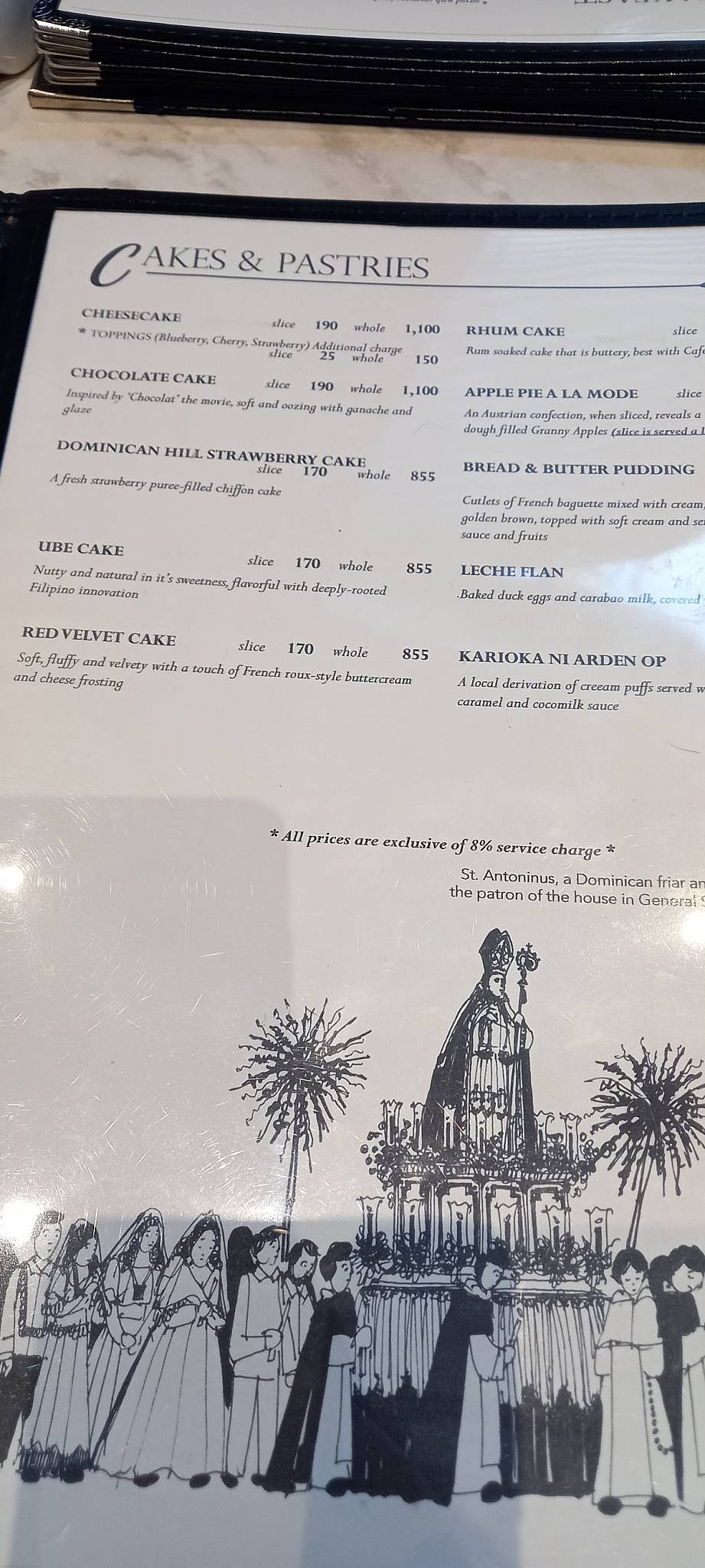 Menu at Café Inggo 1587 cafe, Quezon City