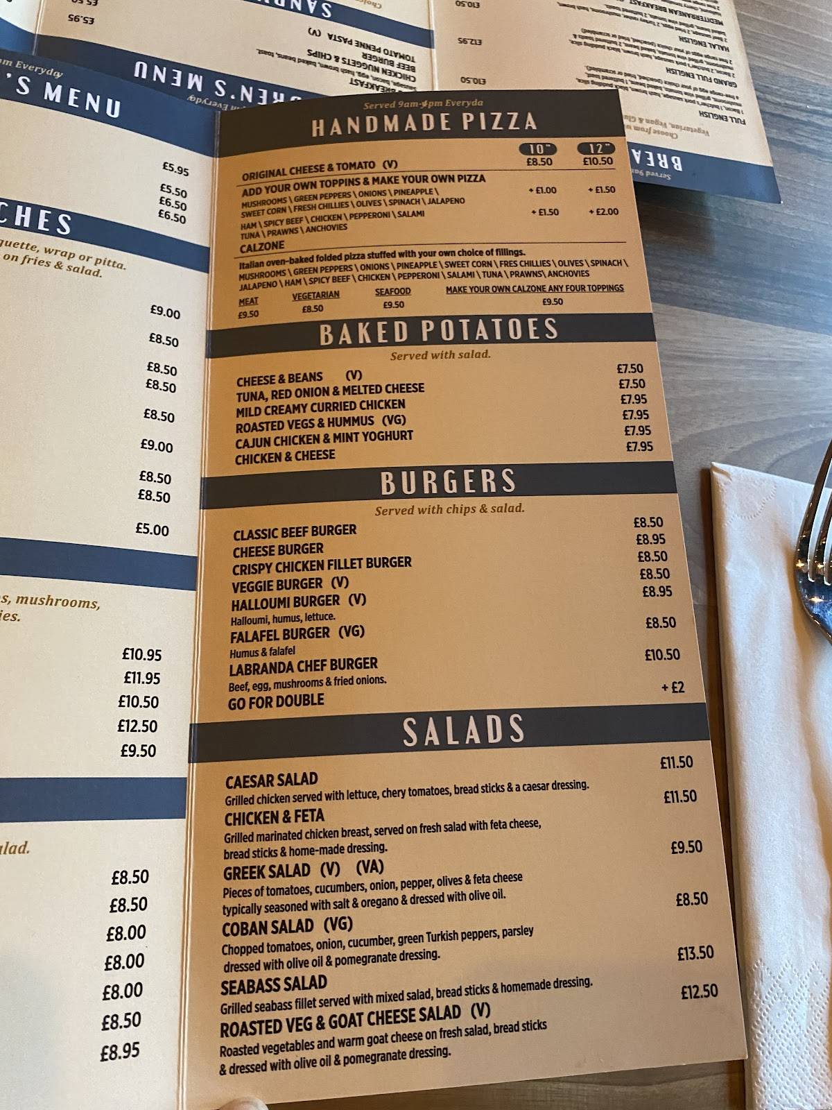 Menu at Quick Chef- Now Labranda (Renamed as Labranda Bar & Grill) for ...