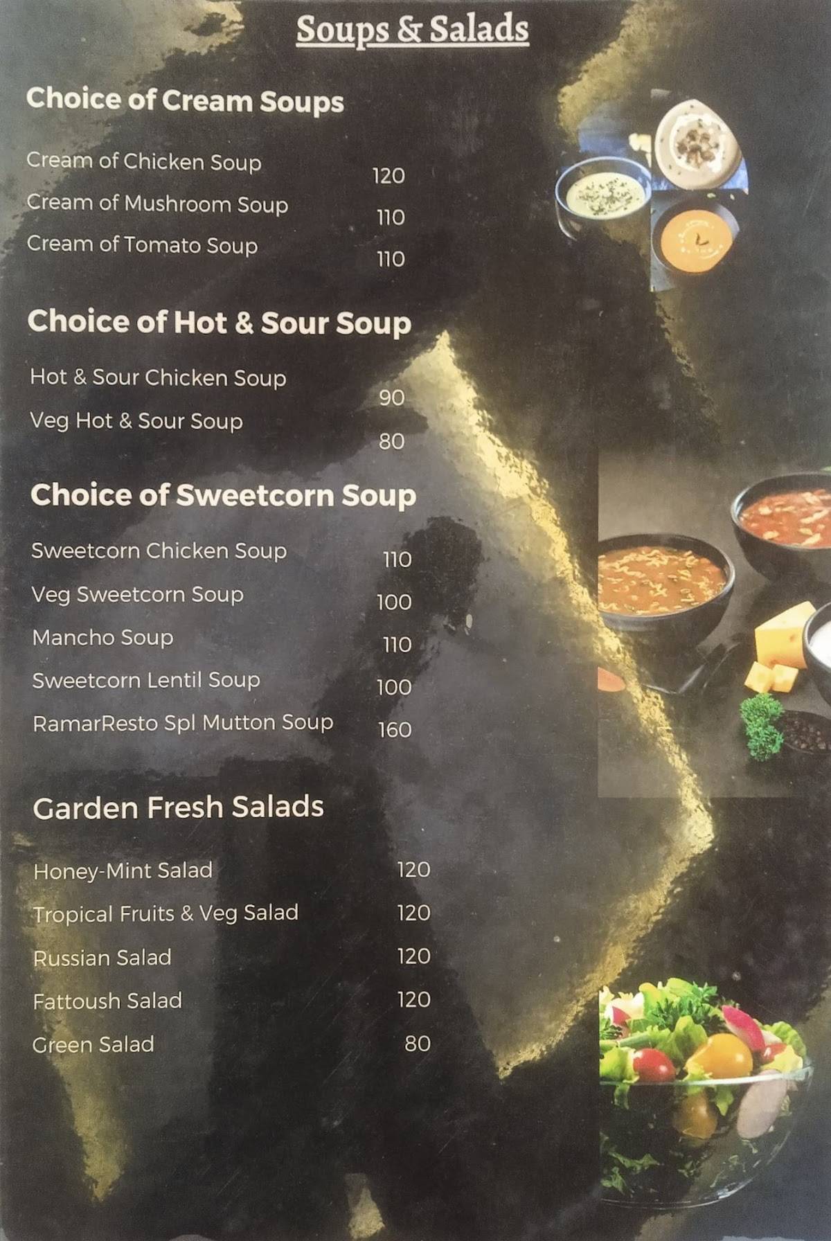 Menu at Ramar Resto, Coimbatore