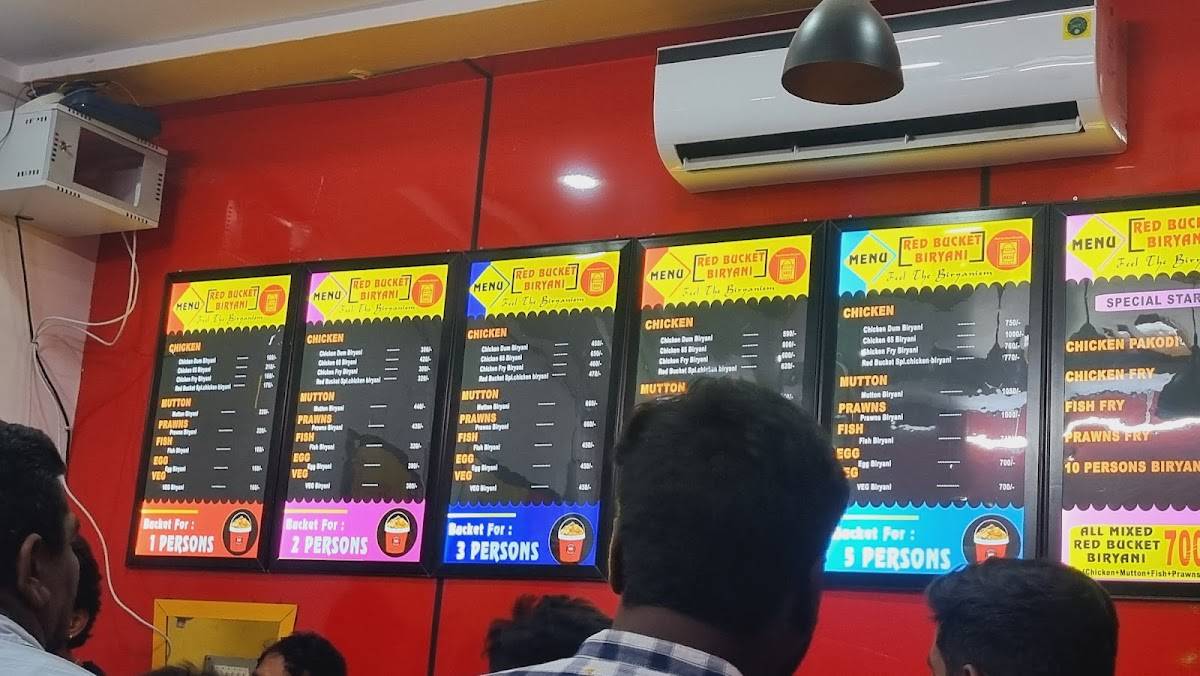 Menu at Red Bucket Biryani Siddipet, Siddipet