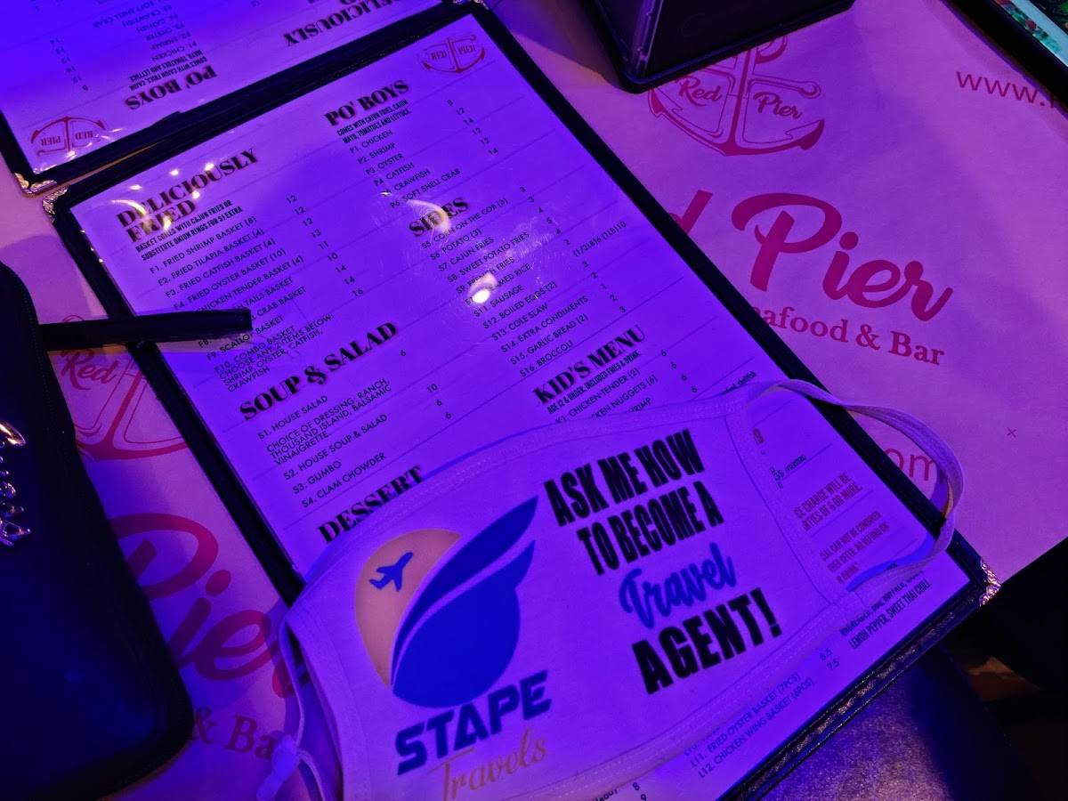 Menu at Red Pier Cajun Seafood & Bar - Church Rd / Pepper Chase, Southaven
