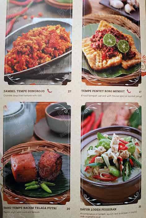 Menu at REMBOELAN restaurant, West Jakarta, Unit L1 - 118 & L1 - 119