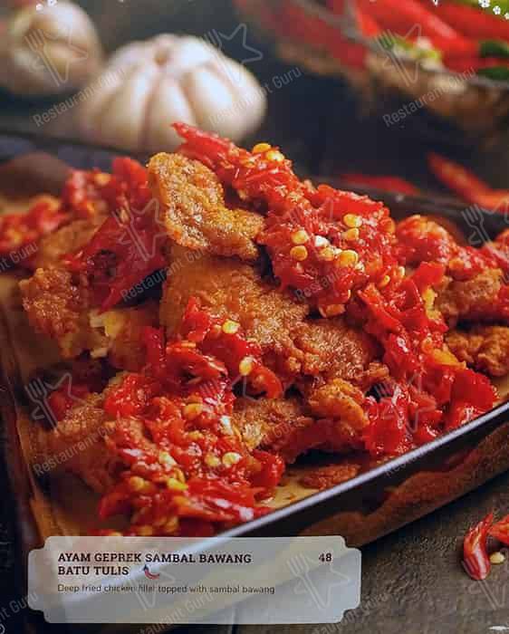 Menu at REMBOELAN restaurant, West Jakarta, Unit L1 - 118 & L1 - 119