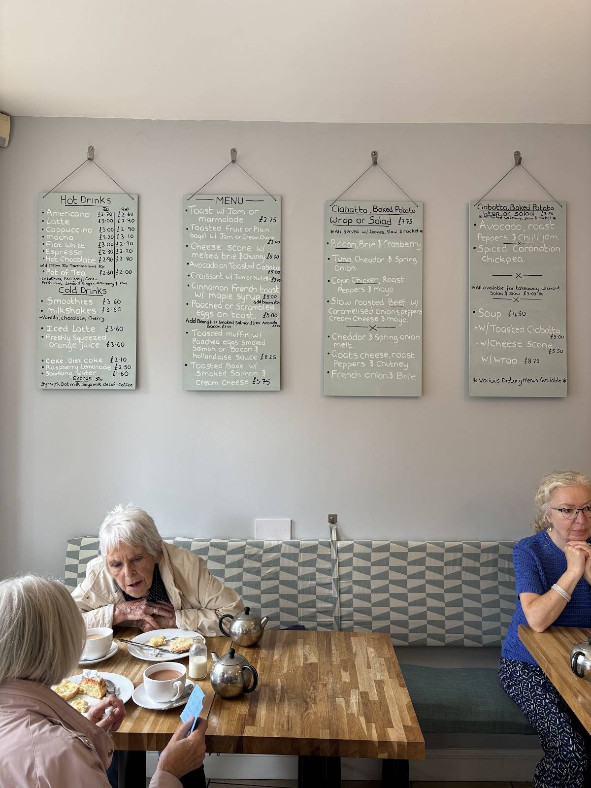 Menu at Rendezvous Cockermouth cafe, Cockermouth