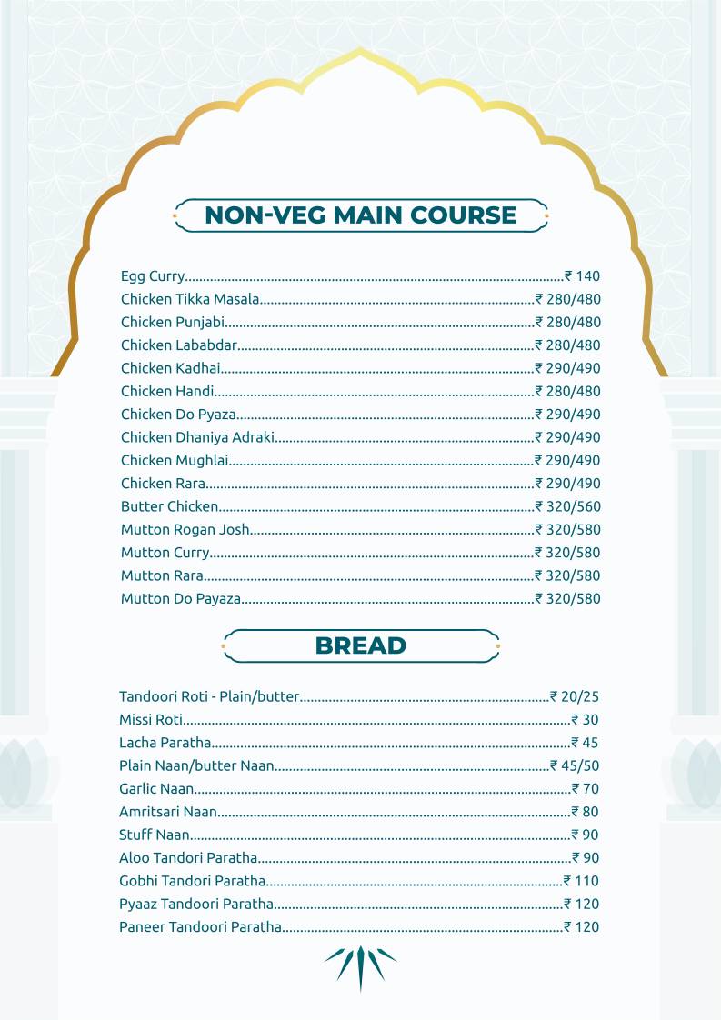 Menu at 3Sixty Degree Cafe & Restaurant, Waidhan