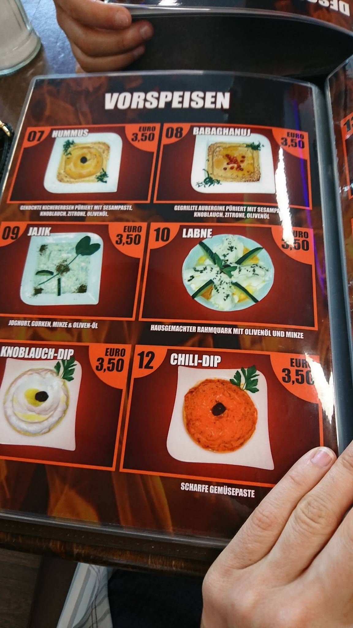 Menu at Restaurant Arbil Döner Imbiss, Heidelberg