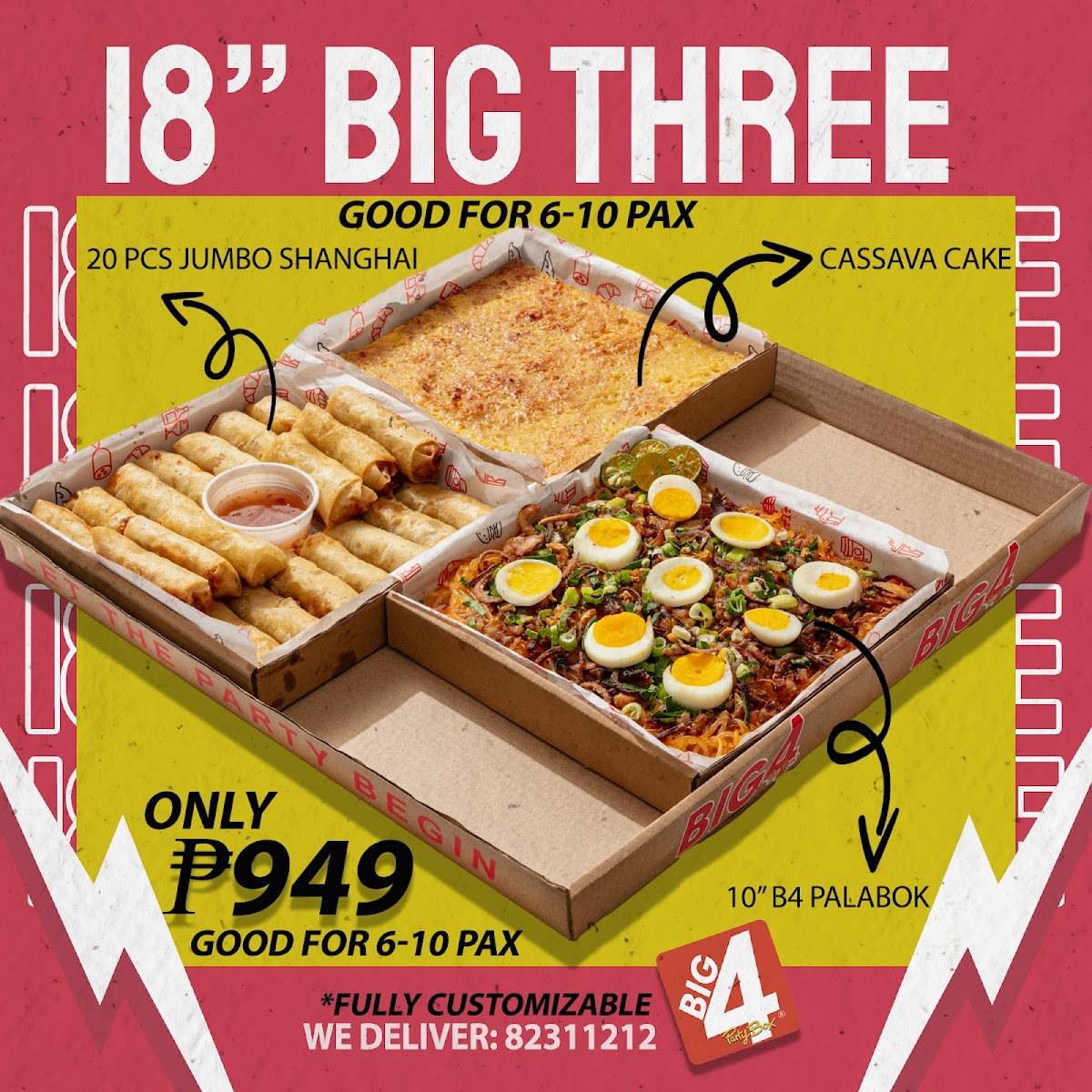 Carta del restaurante BIG4 Party Box Makati Branch, Makati