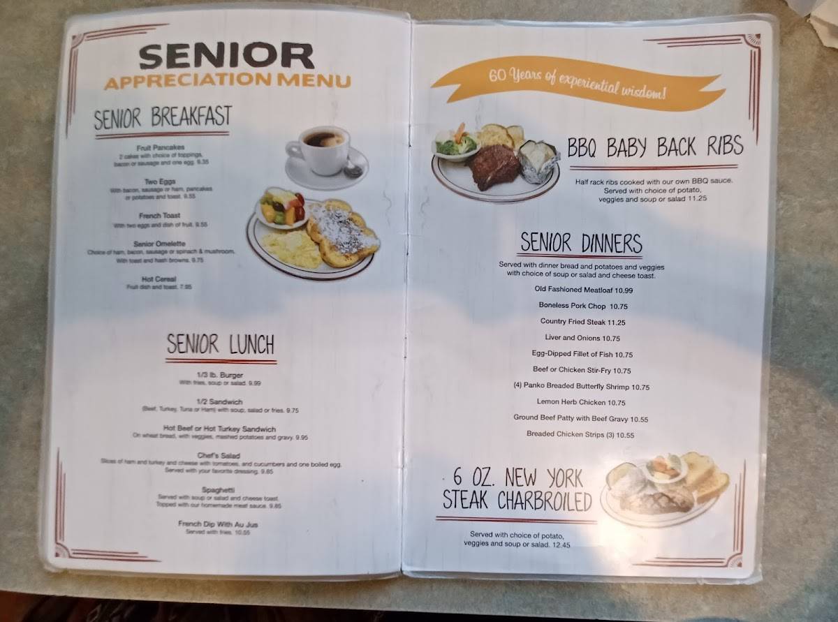 Menu at Brooks Ranch restaurant, Atwater