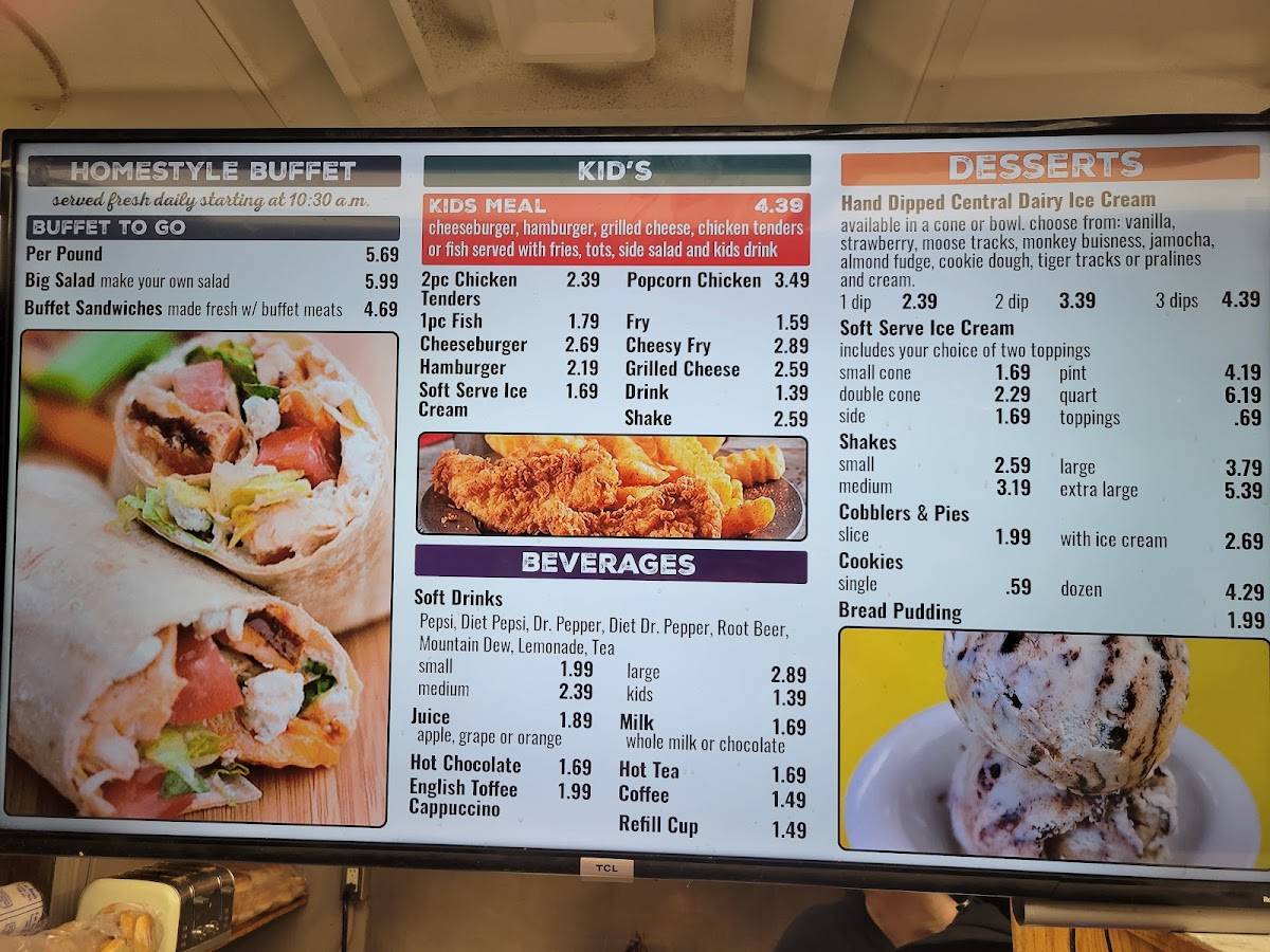 Menu at Burgher Haus restaurant, California
