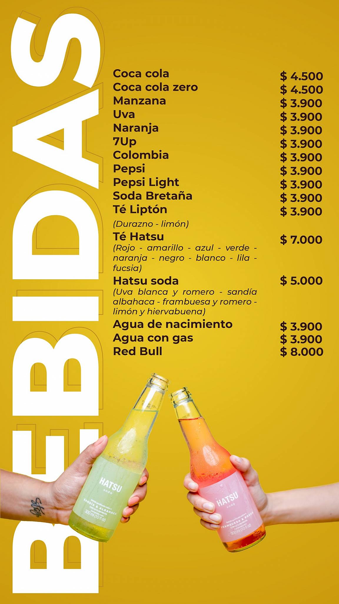 Carta de Distrito Burger Bar - Bocagrande, Cartagena