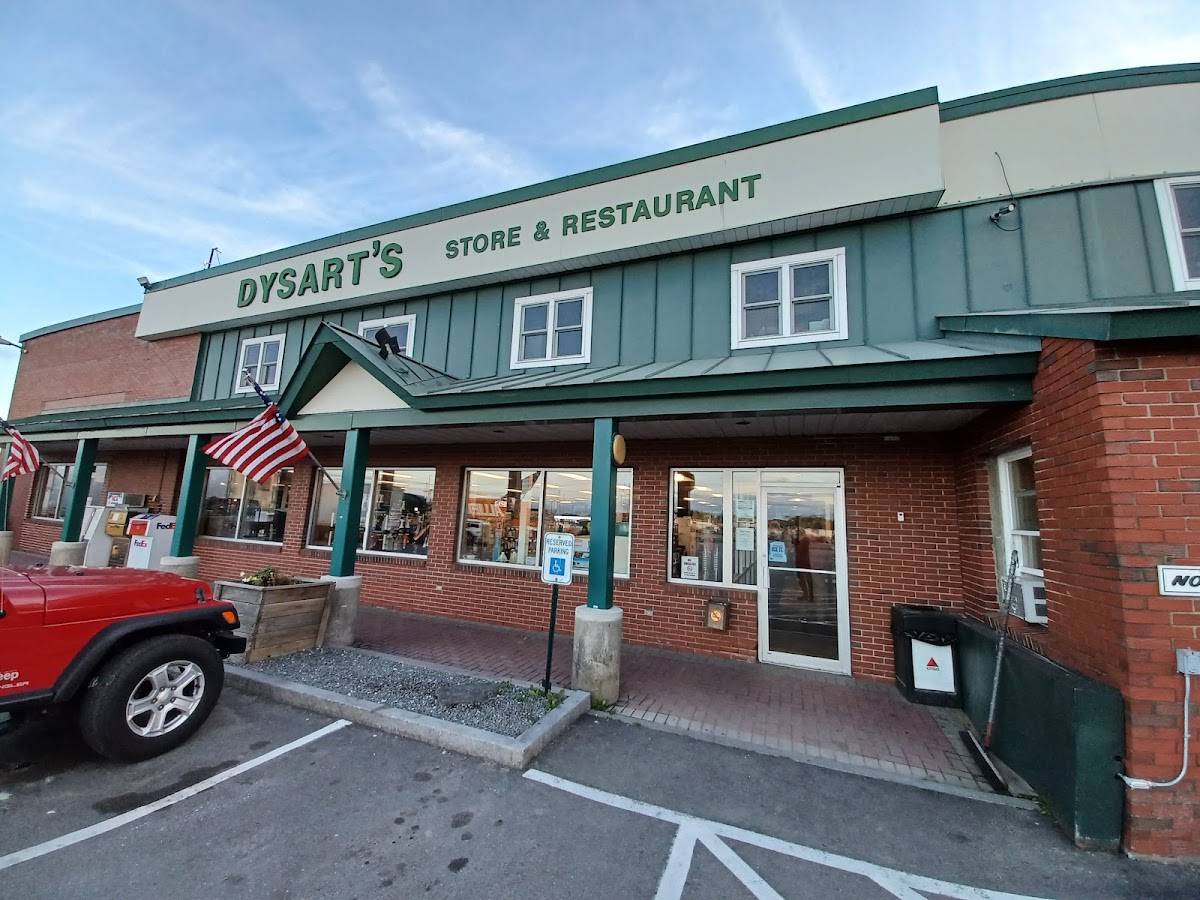 Menu at Dysart's Restaurant & Truck Stop, Hermon, 530 Coldbrook Rd