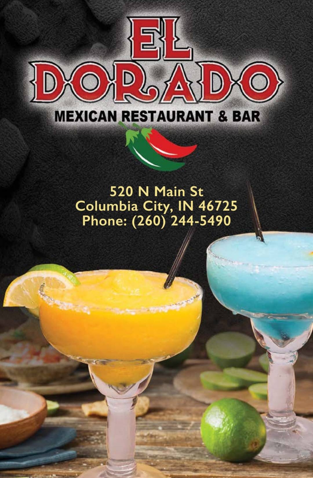Menu at El Dorado Restaurant and Bar, Columbia City