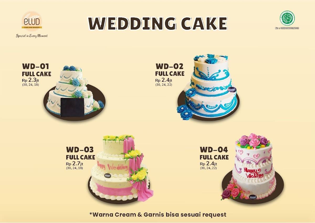 Carta de Elud Cake & Bakery Lamaran, Karawang