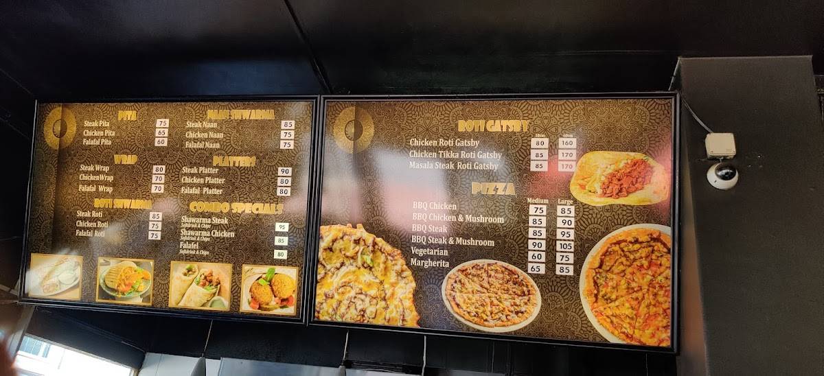 Menu at Food Inn India restaurant, Cape Town, 156 Long St