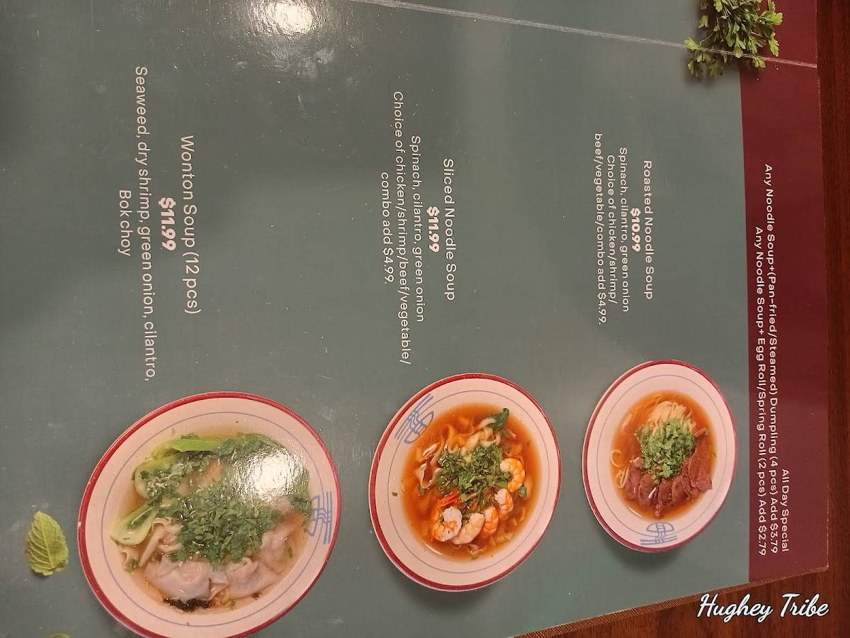 Menu at Fun noodle bar Slide Rd, Lubbock, Slide Rd ste 8