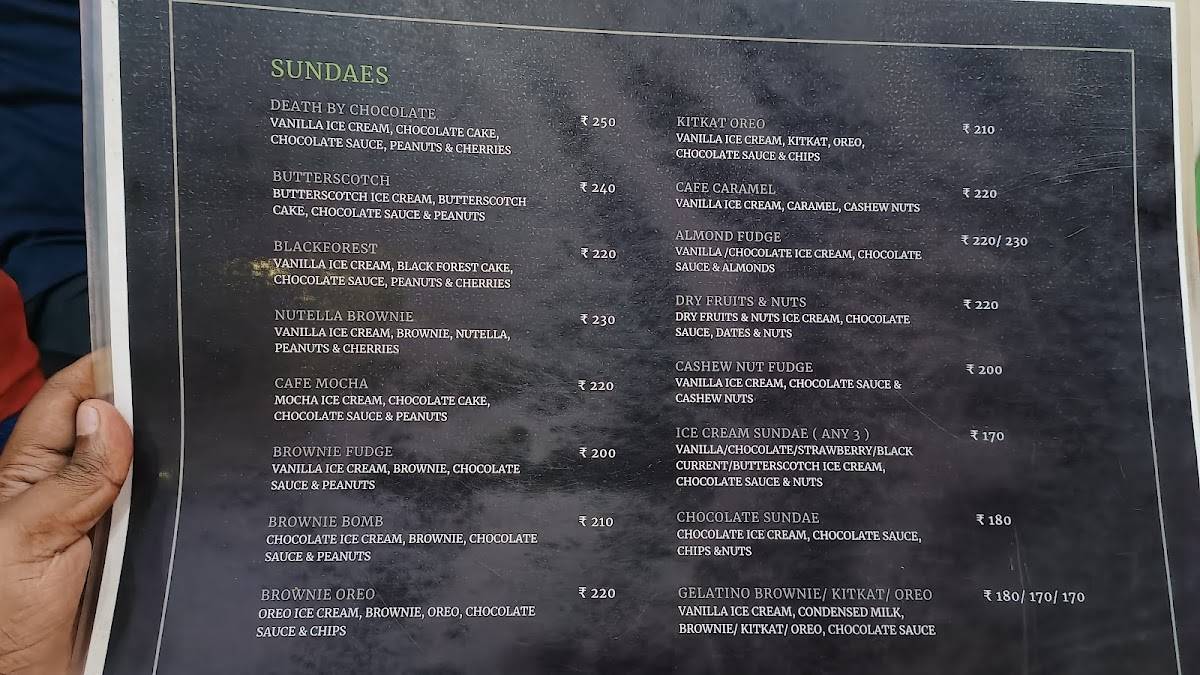 Menu at GST Food Street, Chennai, GST FOOD STREET
