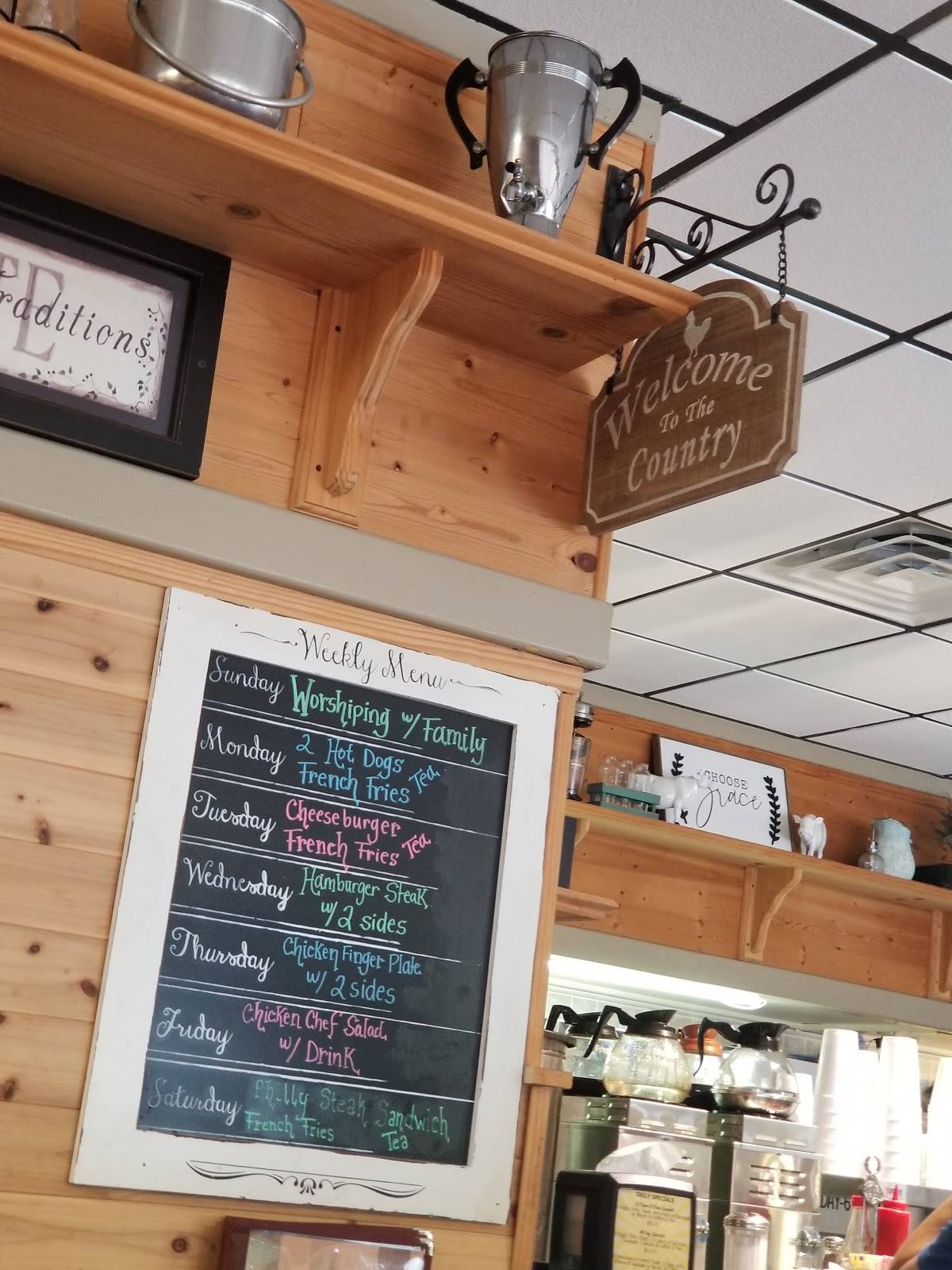 Menu at Grace's Restaurant - Anderson, Anderson