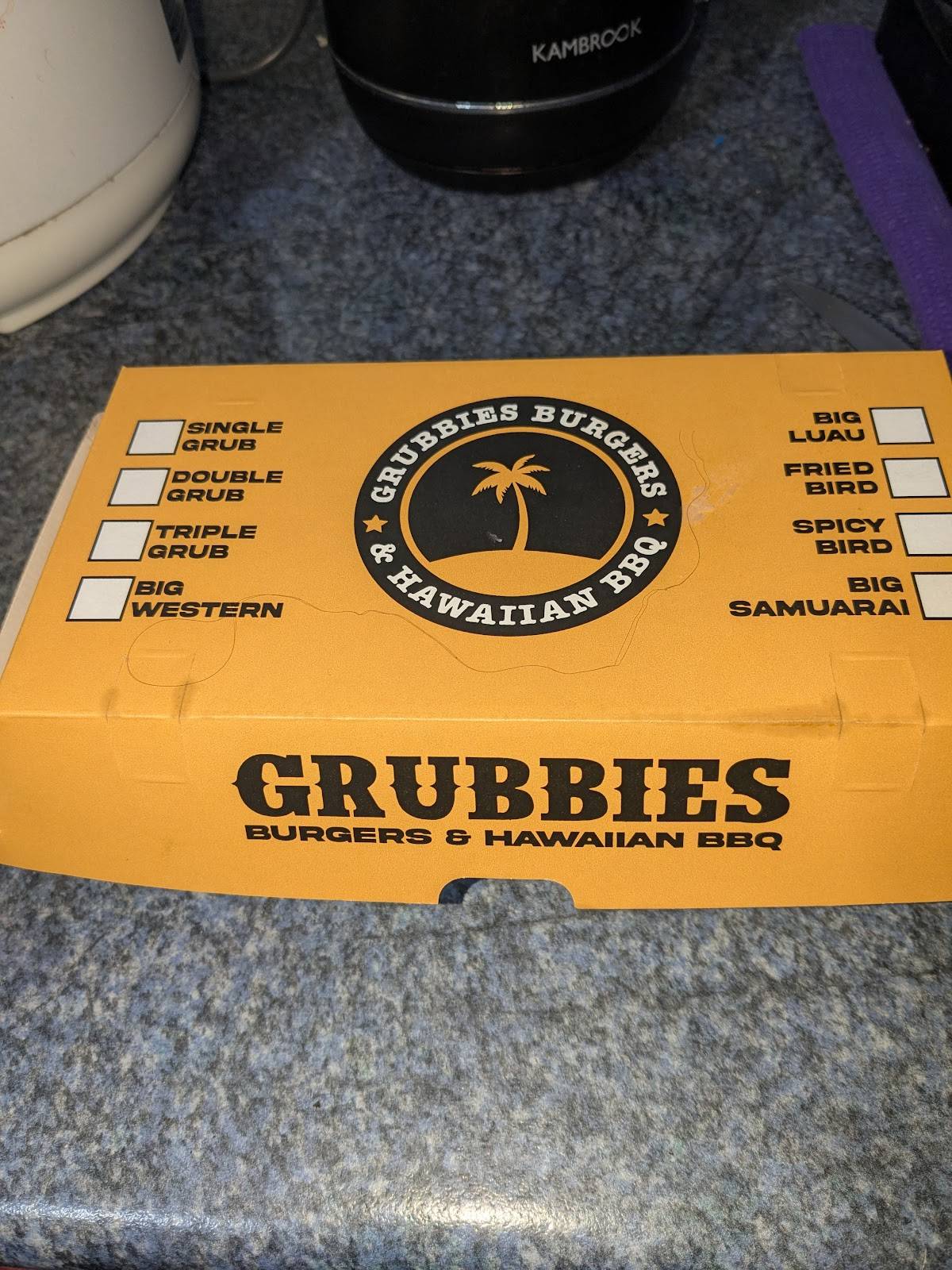 Menu at Grubbies Burgers & Hawaiian BBQ, Redbank Plains, 183 Kruger Parade