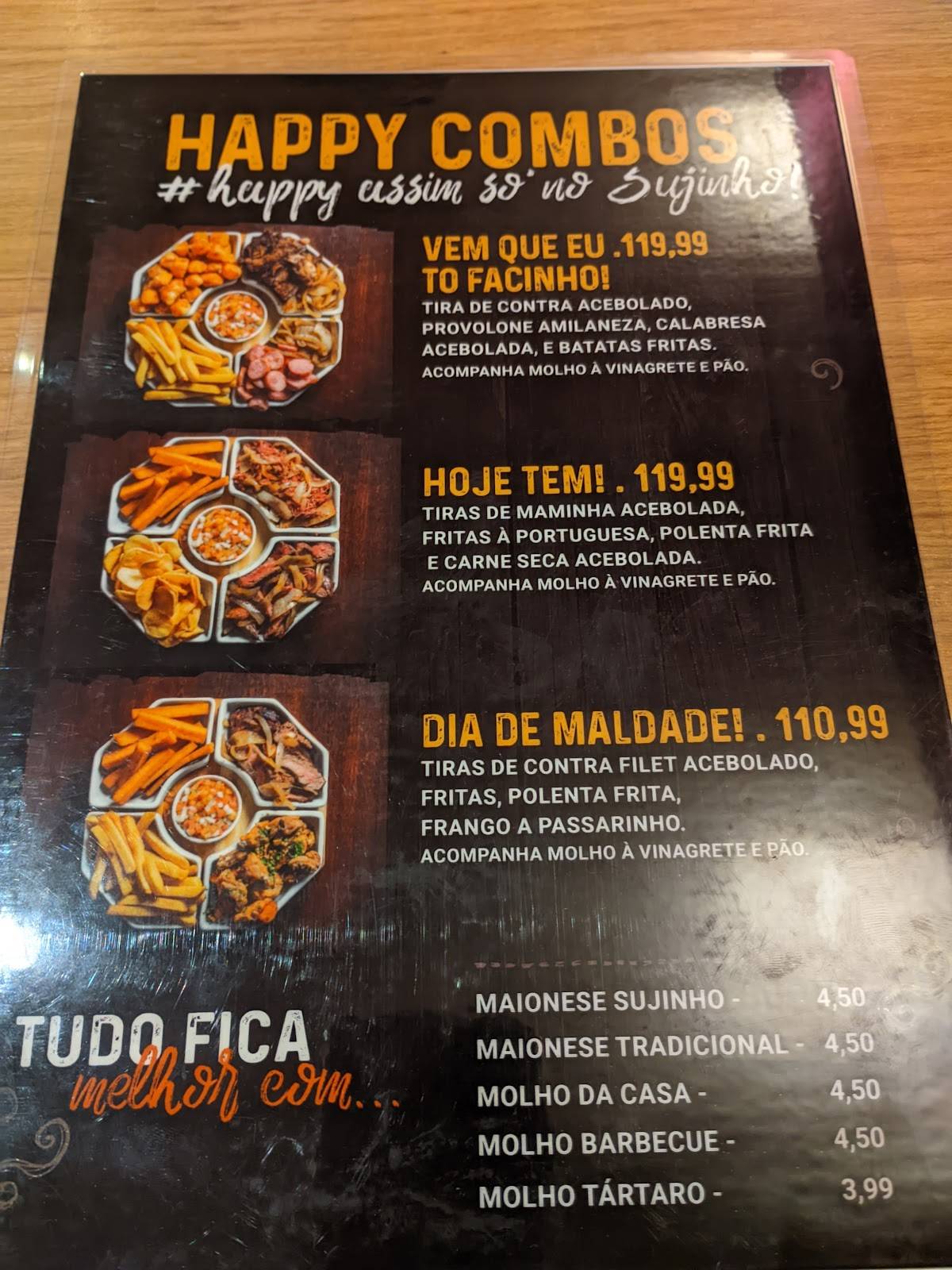 Menu em Hamburgueria do Sujinho restaurante, São Paulo, R. Maceió
