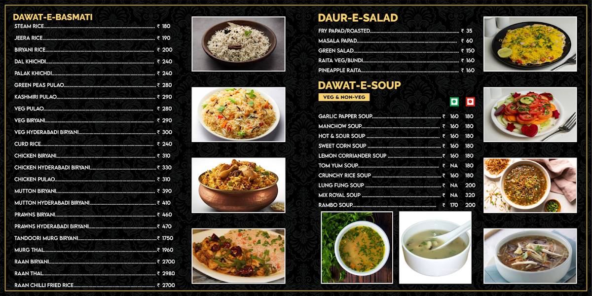 Menu at Highway Break Taloja Sky Dine-In and Royal Theme Restaurant in ...