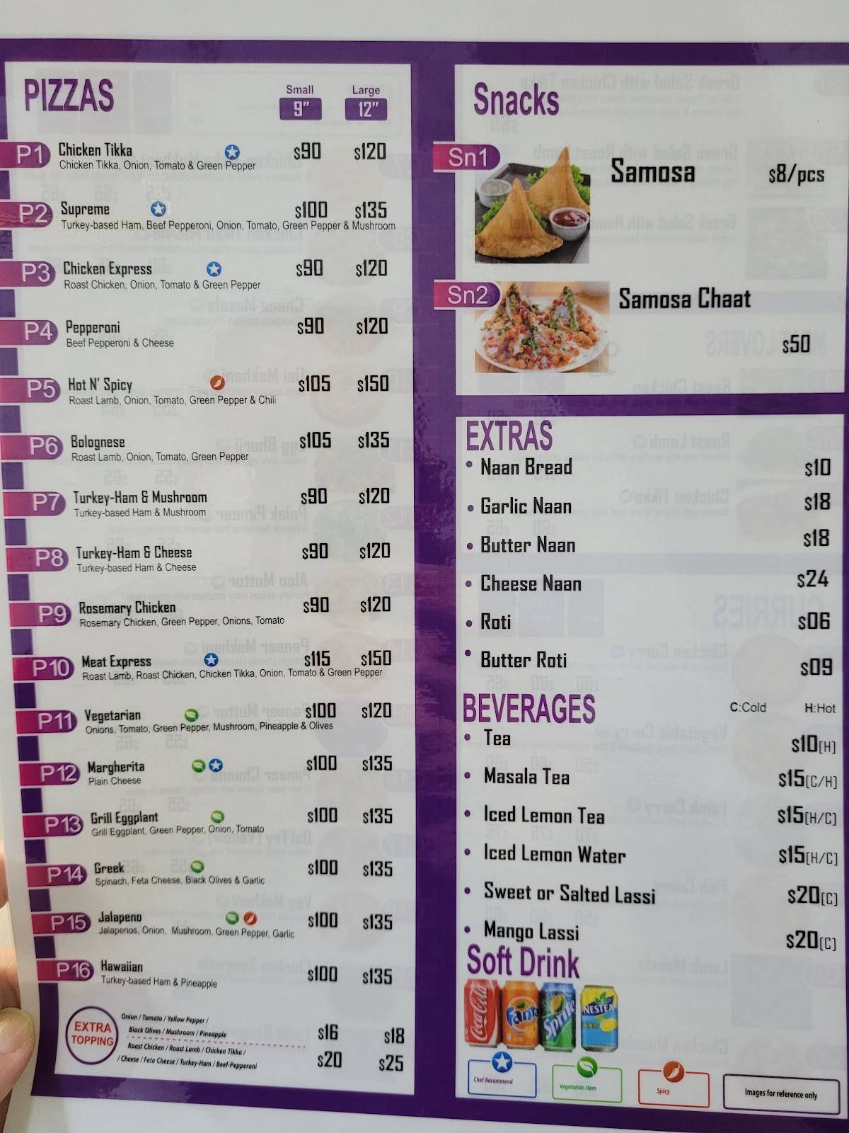 Menu at Karachi Havabite (Halal Restaurant), Hong Kong