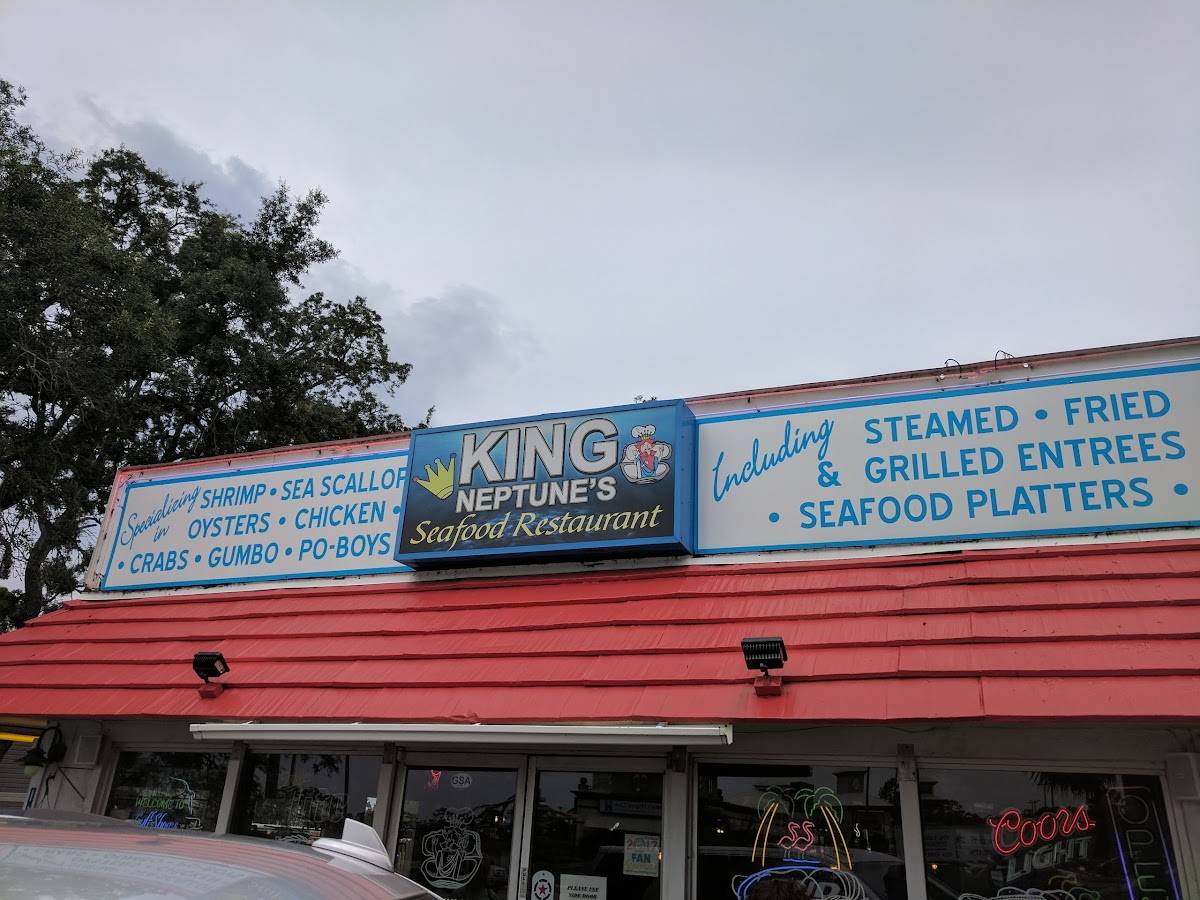 Menu at King Neptune's Seafood Restaurant, Gulf Shores