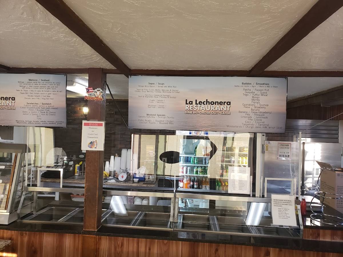 Menu at La Lechonera Restaurant, Boston