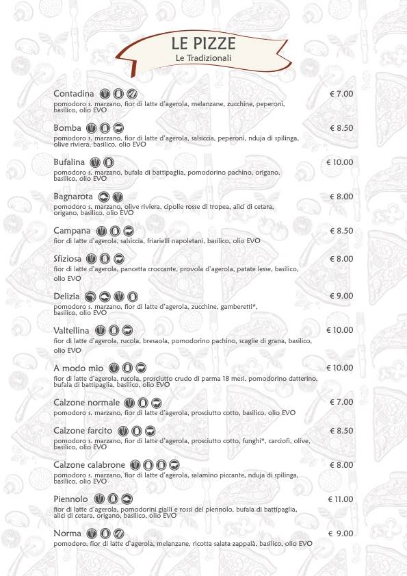 Menu da La Verace Pizzeria gourmet e friggitoria, Borgosesia, Corso ...