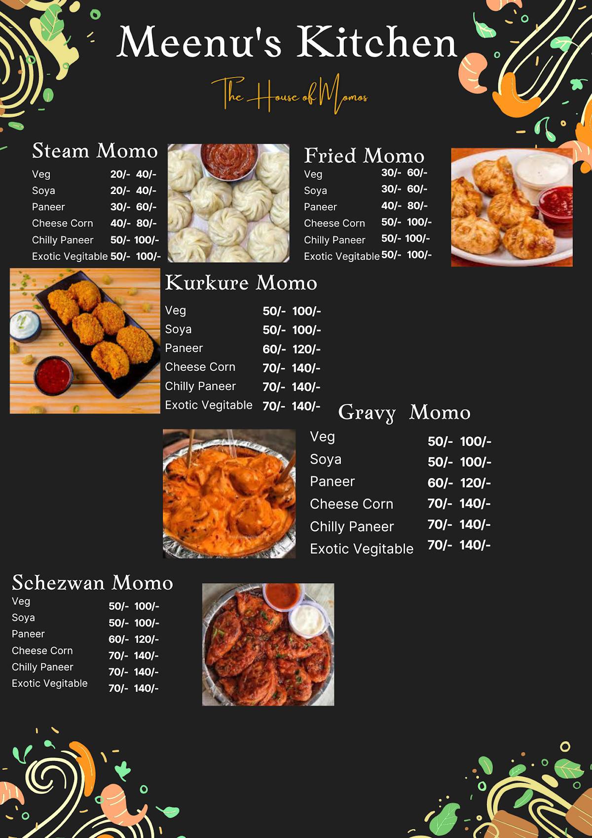 Menu at Meenu's Kitchen (Quality, Quantity & Affordable), Ghaziabad